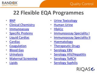 RIQAS External Quality Assessment for Medical Laboratories | PPTX