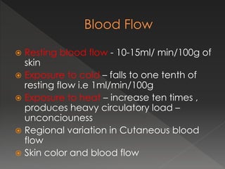Cutaneous circulation & splanchnic circulation | PPTX