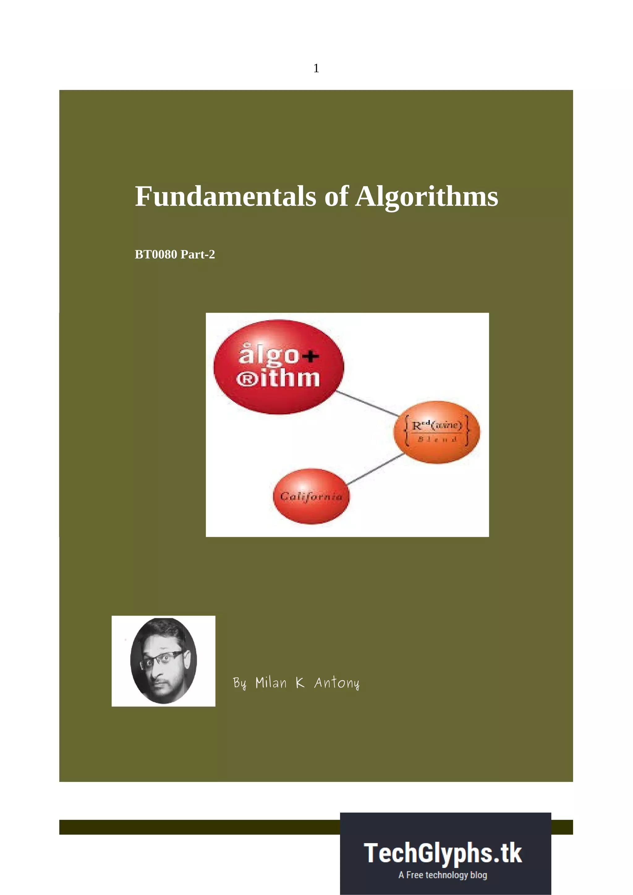 Bt0080 fundamentals of algorithms2 | PDF