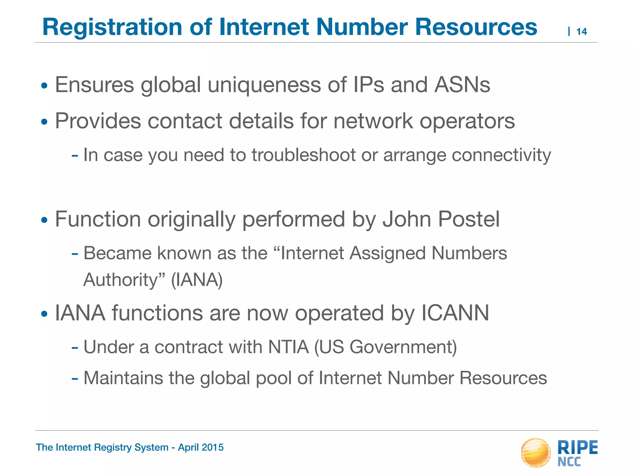 Introduction to IP Addressing and Regional Internet Registries | PDF ...