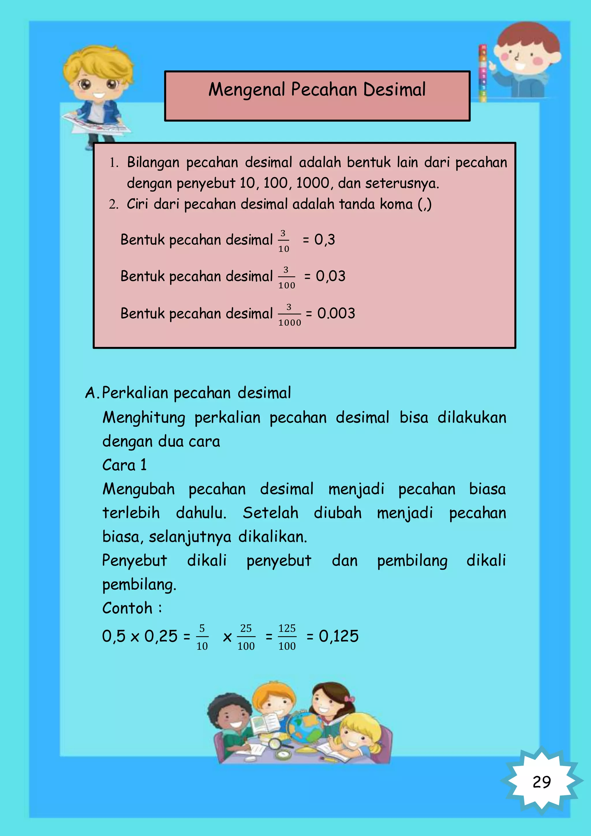 LKPD-Perkalian dan Pembagian pada Pecahan | DOCX