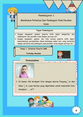 LKPD-Perkalian dan Pembagian pada Pecahan | DOCX