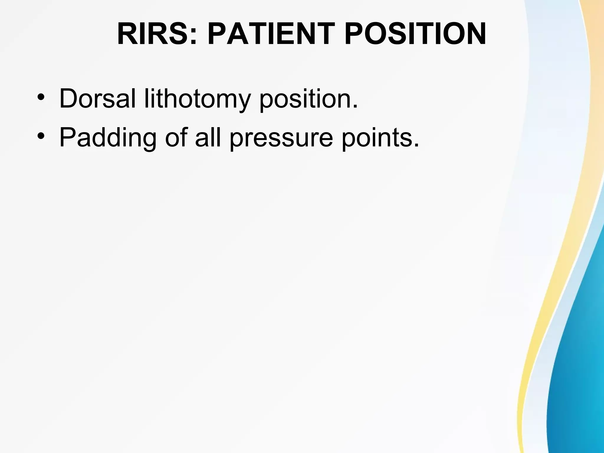 Flexible Uretero-renoscopy or RIRS | PPT