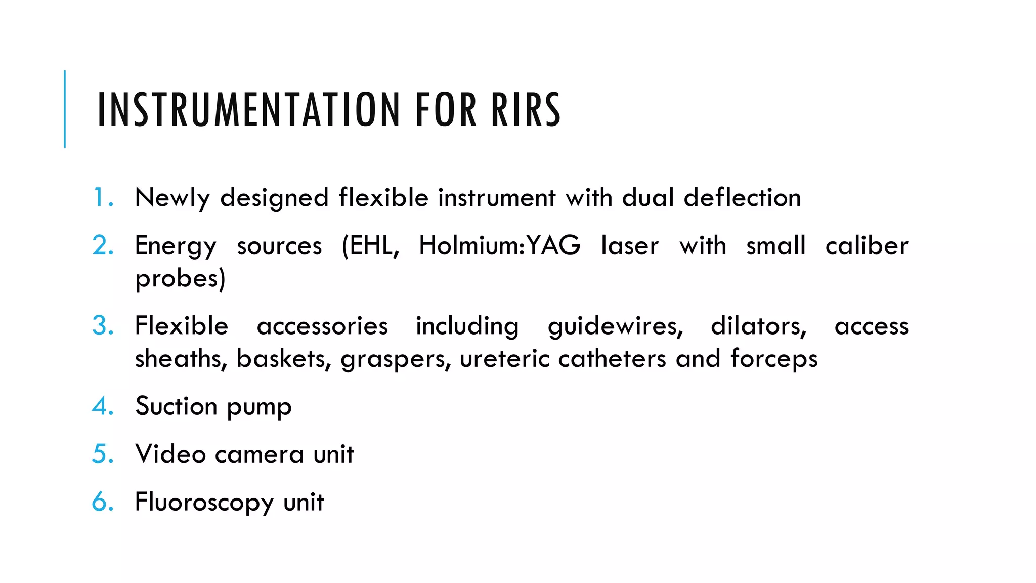 Flexible ureteroscopy and RIRS | PDF