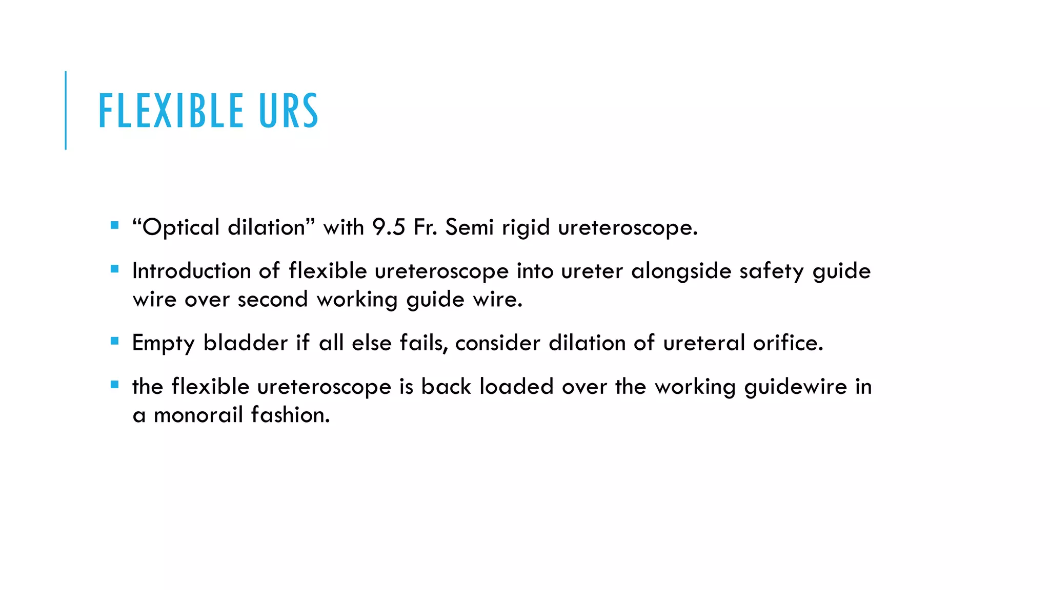 Flexible ureteroscopy and RIRS | PDF