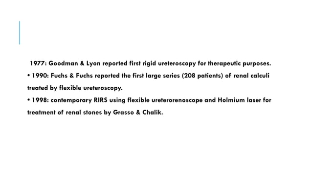Flexible ureteroscopy and RIRS | PDF