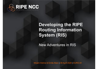 Developing the RIPE Routing Information System | PPT