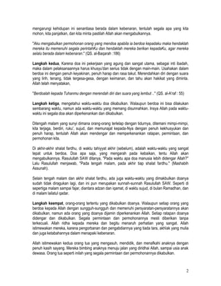 Risalah dakwah 034 tazkirah agar doa makbul | PDF