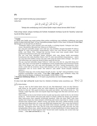 Risalah amalan 10 hari terakhir ramadhan | PDF