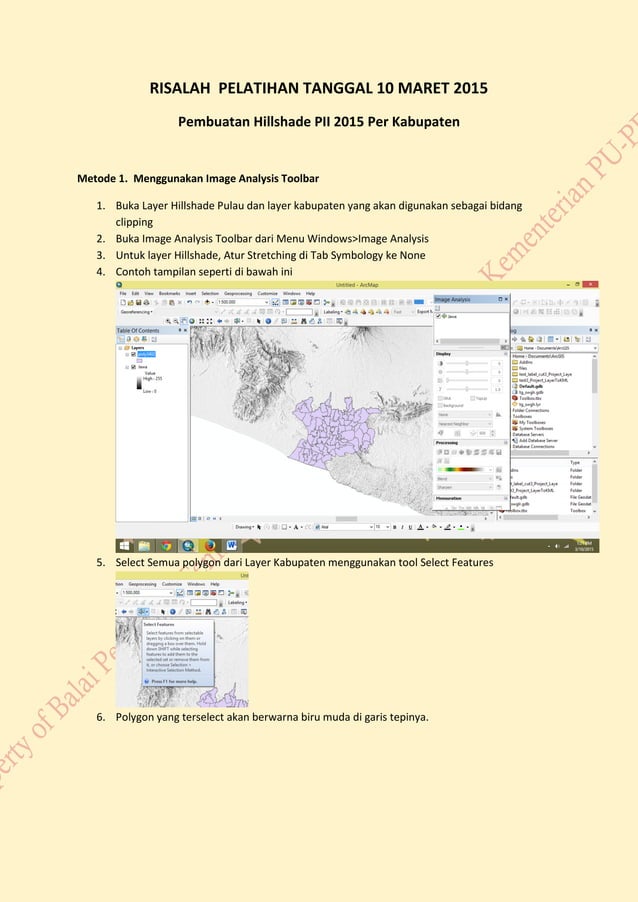 Tiga Cara Memotong file Raster Sesuai Batas Polygon Menggunakan ArcGIS ...