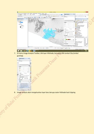 Tiga Cara Memotong file Raster Sesuai Batas Polygon Menggunakan ArcGIS | PDF