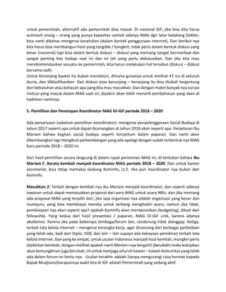 Risalah Rapat Peresmian MAG ID-IGF | PDF