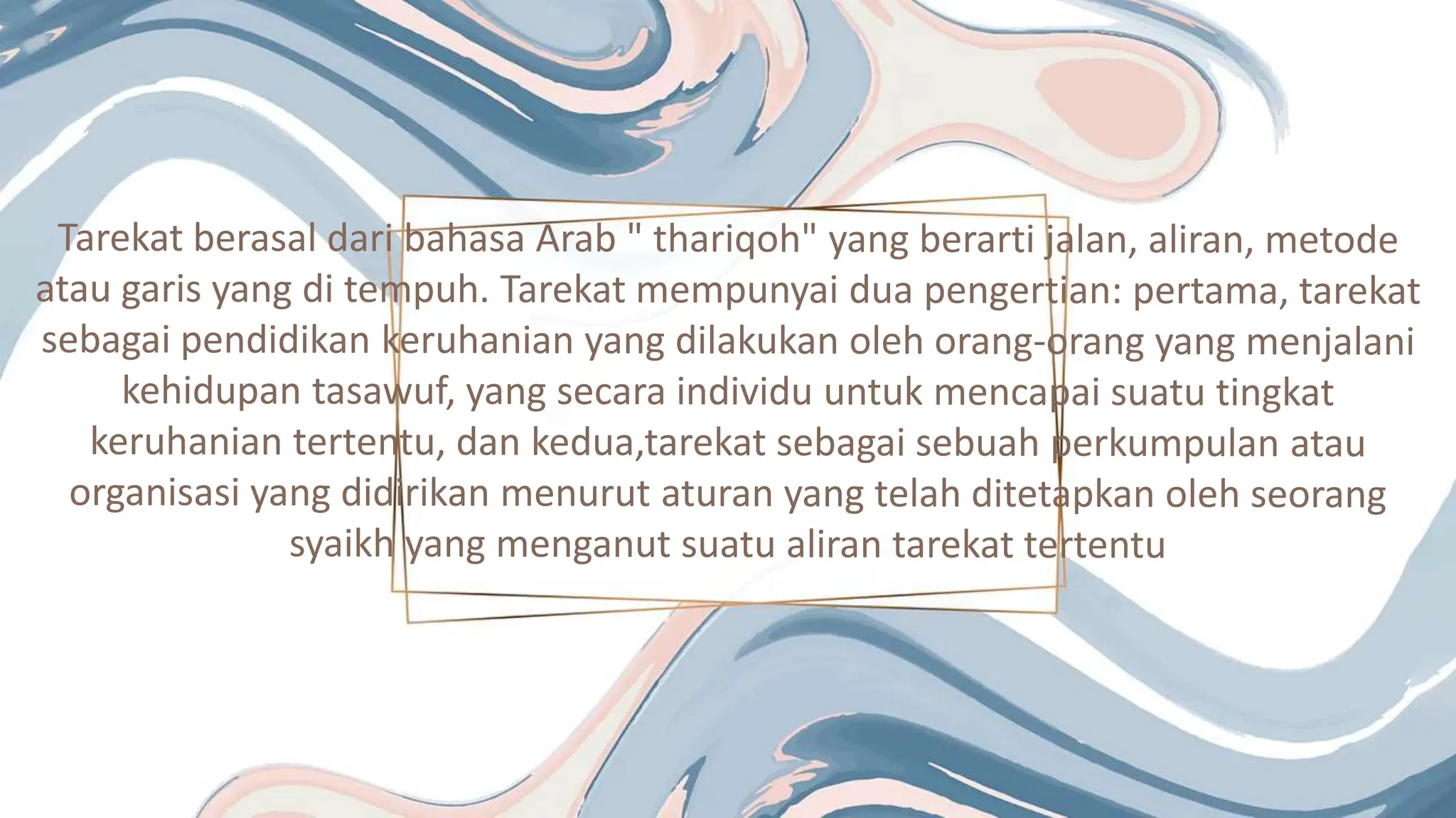 SEJARAH PERKEMBANGAN Tarekat DAN PENGKULTUSAN SYEKH | PPT