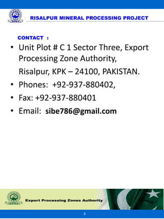 Risalpur mineral processing | PPTX
