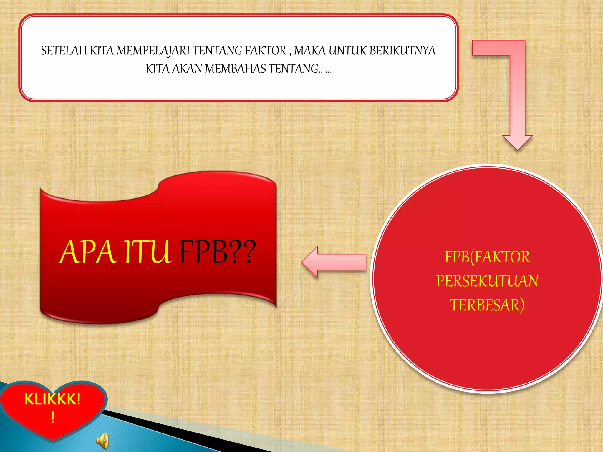 Faktor dan FPB | PPTX