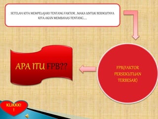 Faktor dan FPB | PPTX
