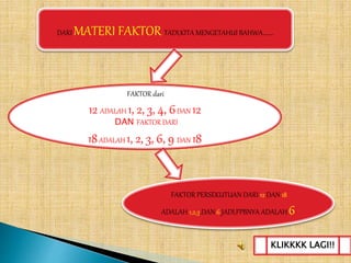 Faktor dan FPB | PPTX