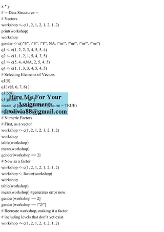 R is a very flexible and powerful programming language, as well as a.pdf