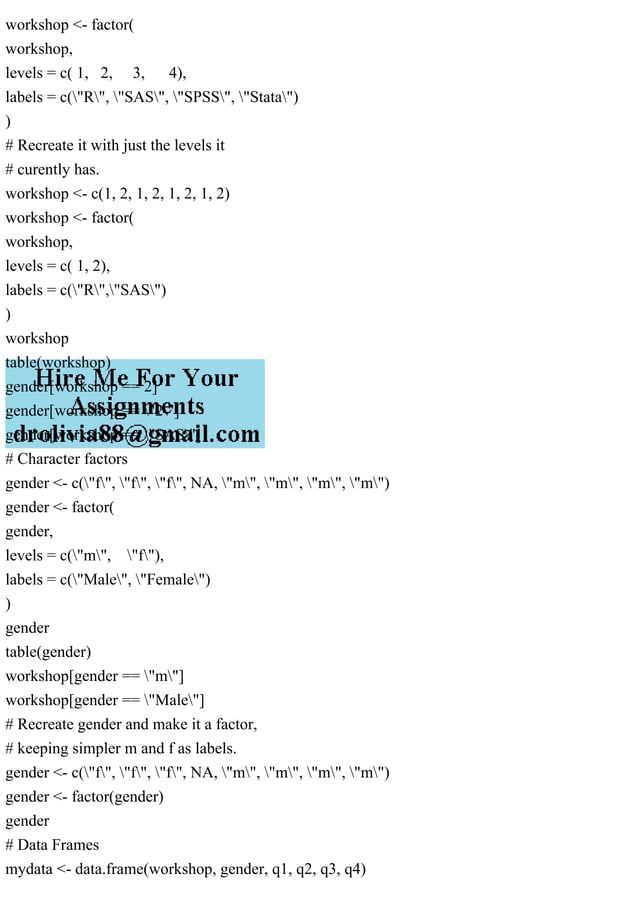 R is a very flexible and powerful programming language, as well as a.pdf