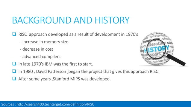 RISC - Reduced Instruction Set Computing | PPTX