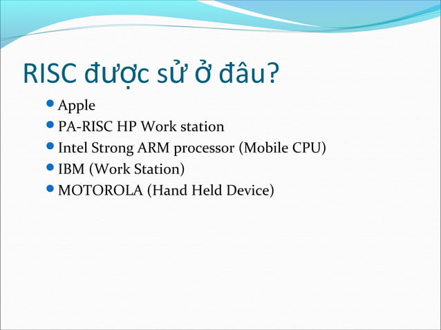 RISC - thieumao | PPT