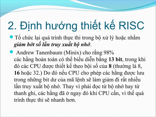 RISC - thieumao | PPT