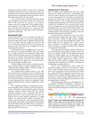 RISC-V offers simple, modular ISA : Notes | PDF