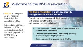 RISC-V Foundation Overview | PPTX