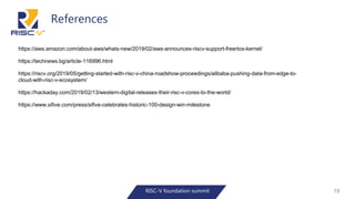 RISC-V Foundation Overview | PPTX