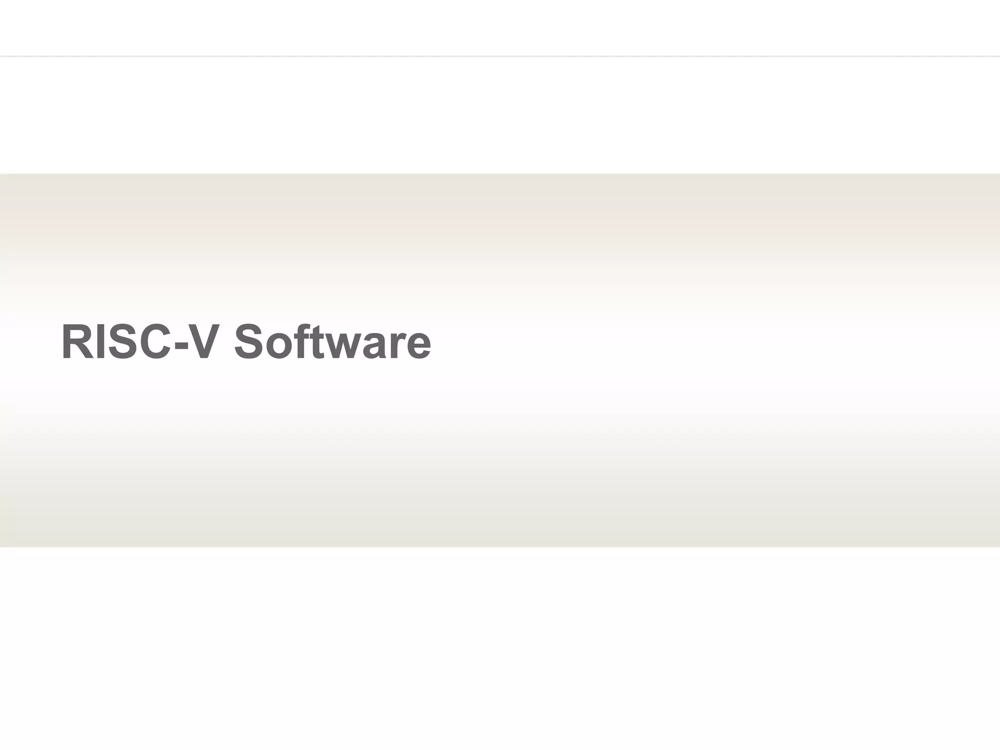 RISC-V Introduction | PPTX