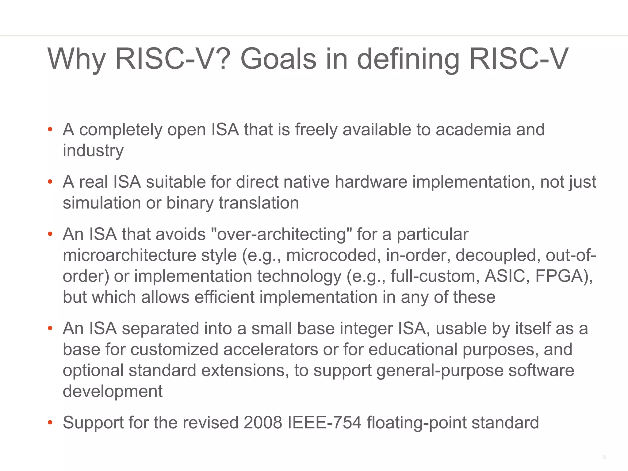 RISC-V Introduction | PPTX