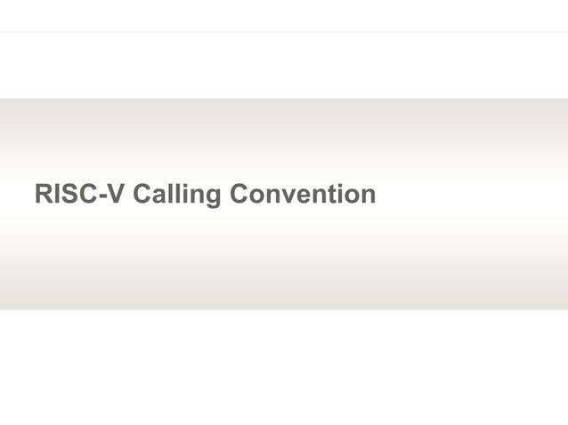 RISC-V Introduction | PPTX
