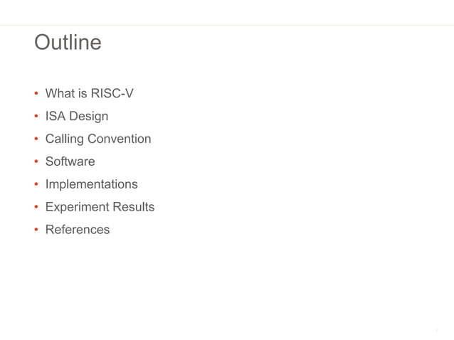 RISC-V Introduction | PPTX