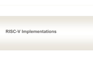 RISC-V Introduction | PPTX