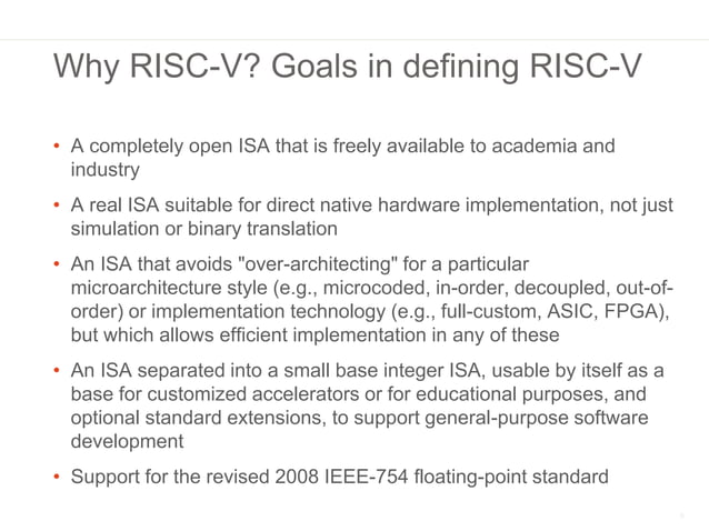 RISC-V Introduction | PPTX