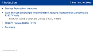 Massively Parallel RISC-V Processing with Transactional Memory | PDF