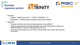 RISC-V & SoC Architectural Exploration for AI and ML Accelerators | PPT