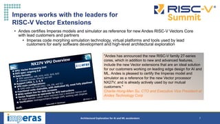 RISC-V & SoC Architectural Exploration for AI and ML Accelerators | PPT