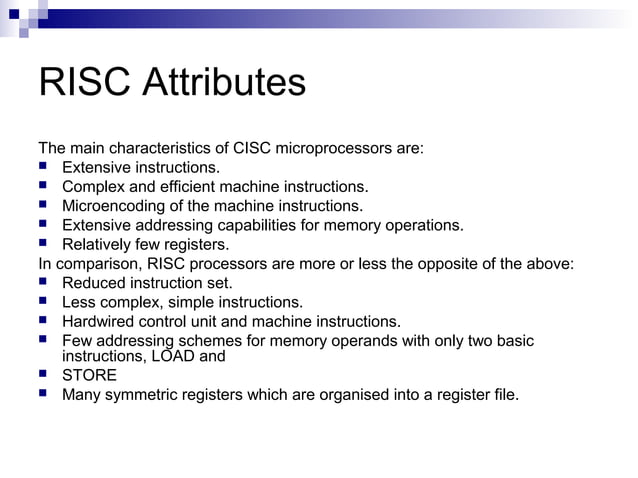 Risc And Cisc Eugene Clewlow Ppt Programming Languages Computing