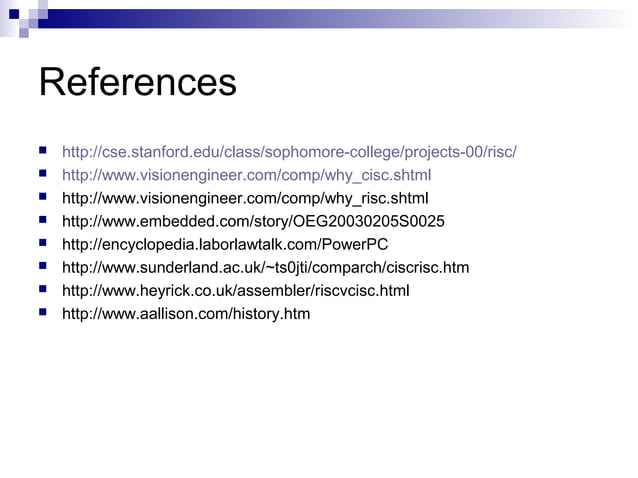 Risc and cisc eugene clewlow | PPT | Programming Languages | Computing