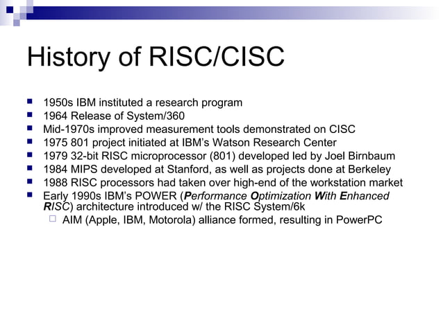 Risc and cisc eugene clewlow | PPT | Programming Languages | Computing