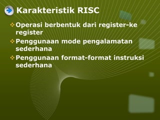RISC dan CISC | PPTX
