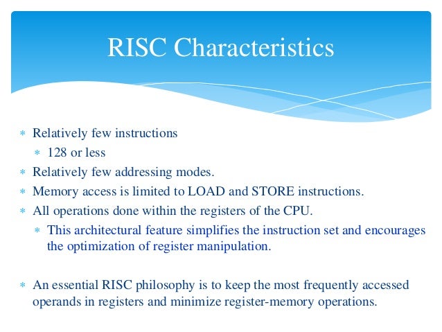 CISC & RISC Architecture