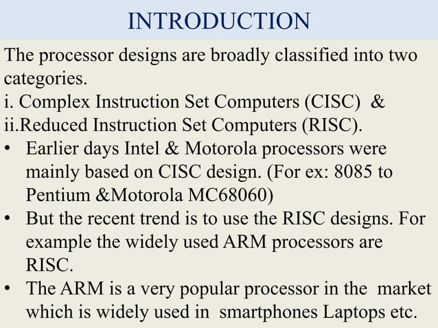 Cisc And Risc Architectures Ppsx Programming Languages Computing