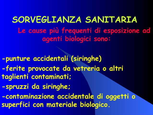 Rischio biologico | PPT | First Aid | Injuries