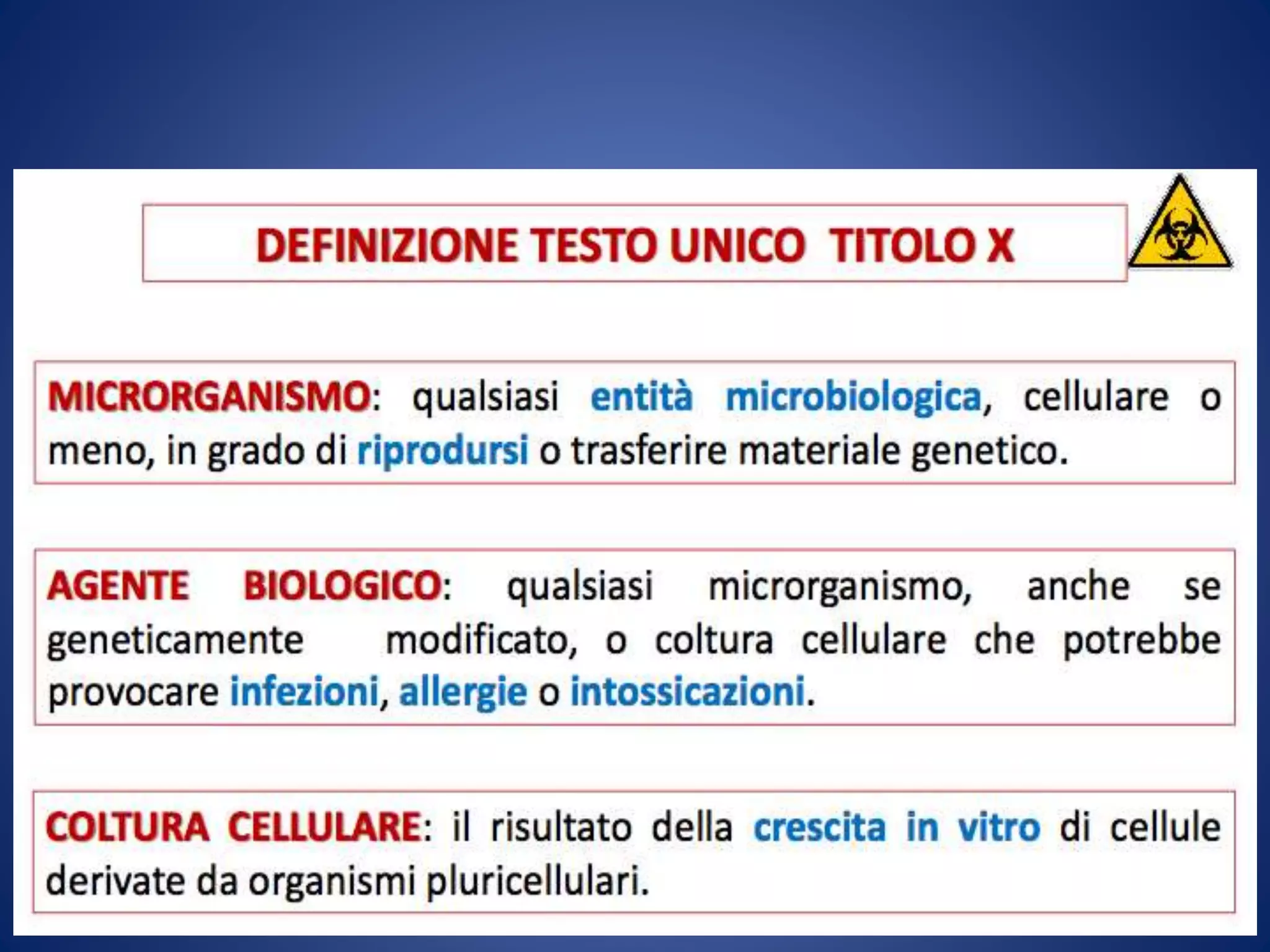 Rischio biologico | PPTX