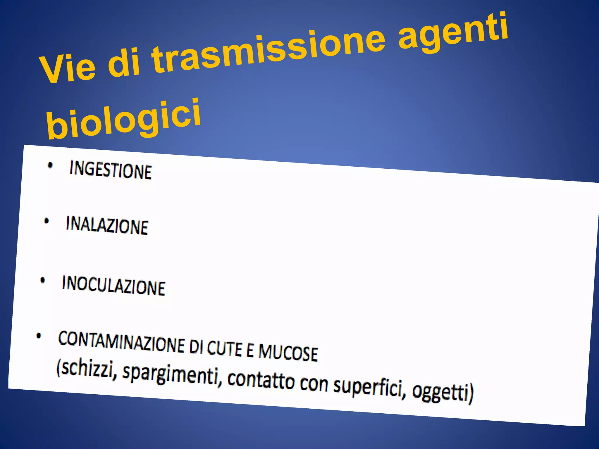 Rischio biologico | PPTX