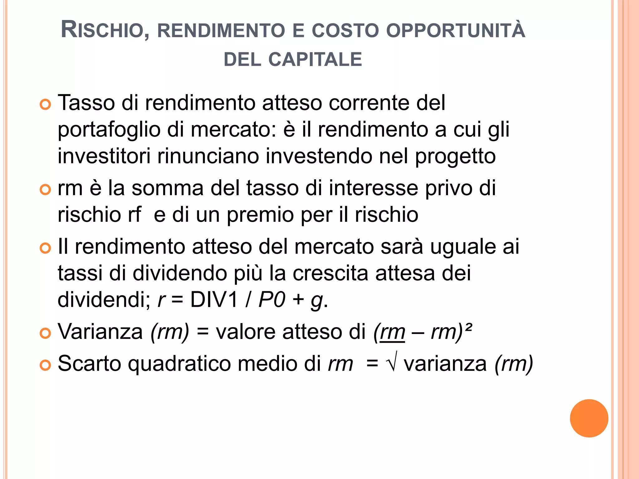 Rischiorendimento | PPTX