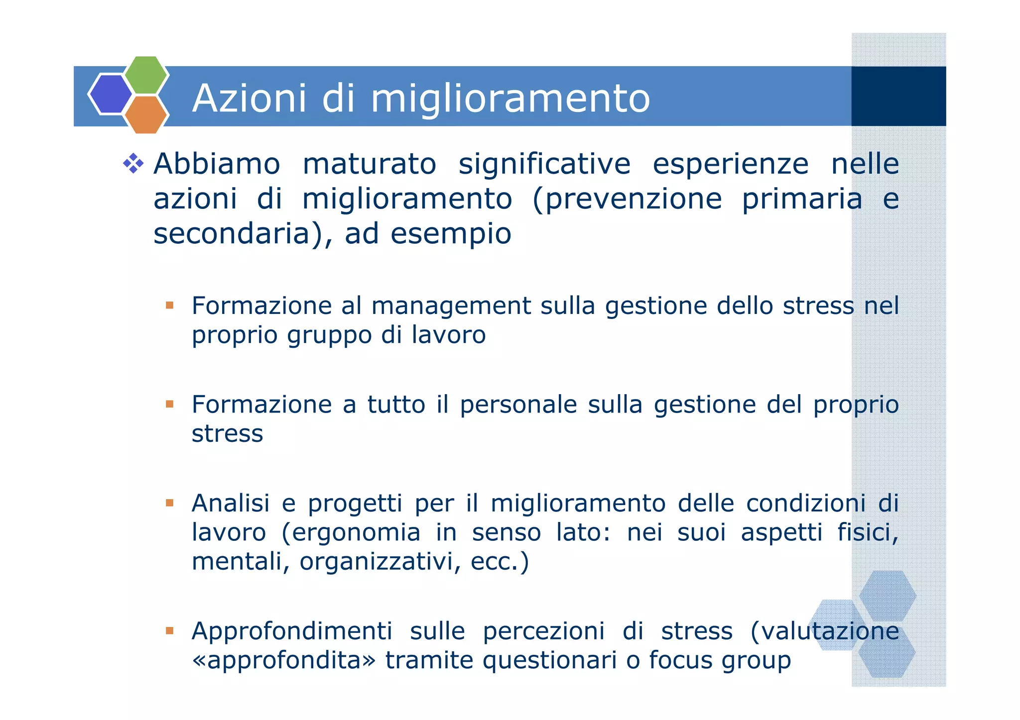 Rischio stress lavoro correlato: il metodo Cesvor | PDF