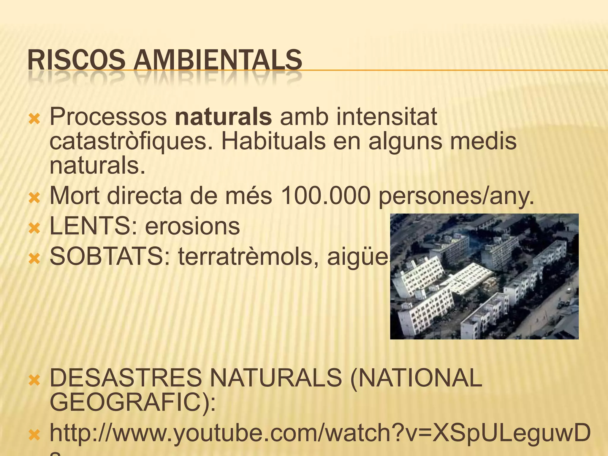 Riscos naturals | PPT